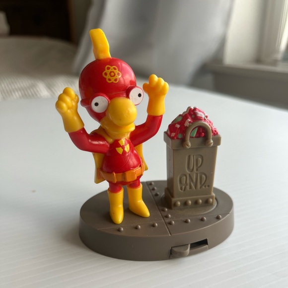 The Simpsons | Toys | Vintage Atom Boy Milhouse The Simpsons Burger ...